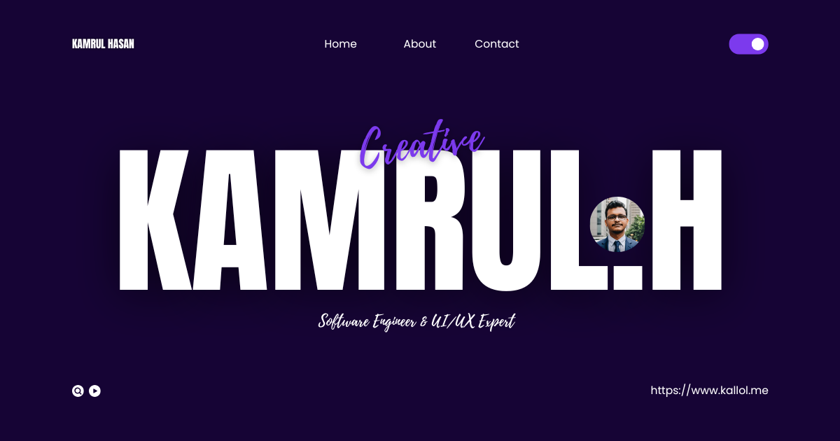 Kamrul Hasan Kallol - Software Engineer & Full Stack Developer